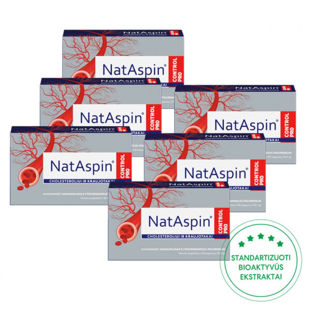 NatAspin Control Pro – 6 mėnesių kursas teisingai cholesterolio ...
